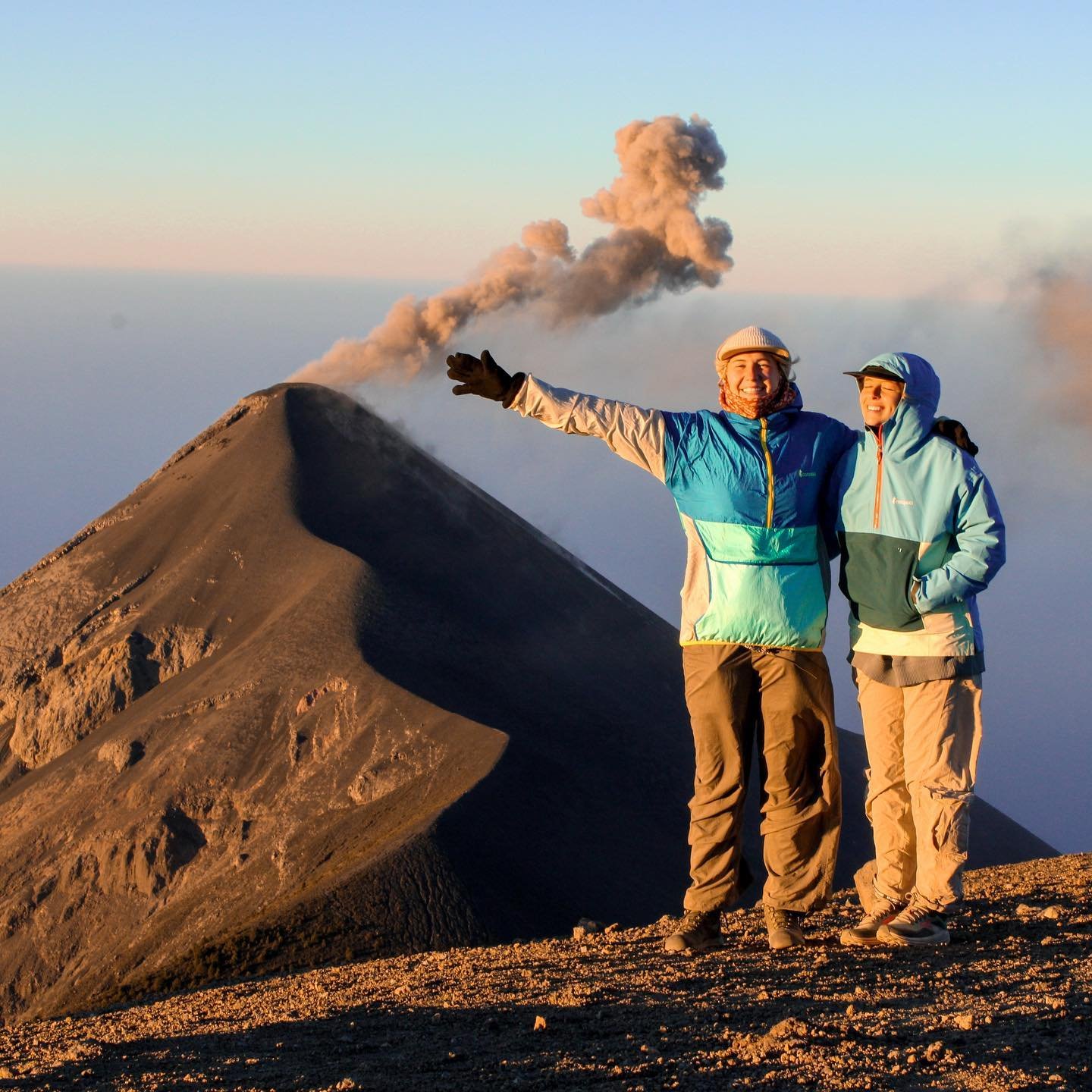 See Erupting Volcanoes While Hiking In Guatemala