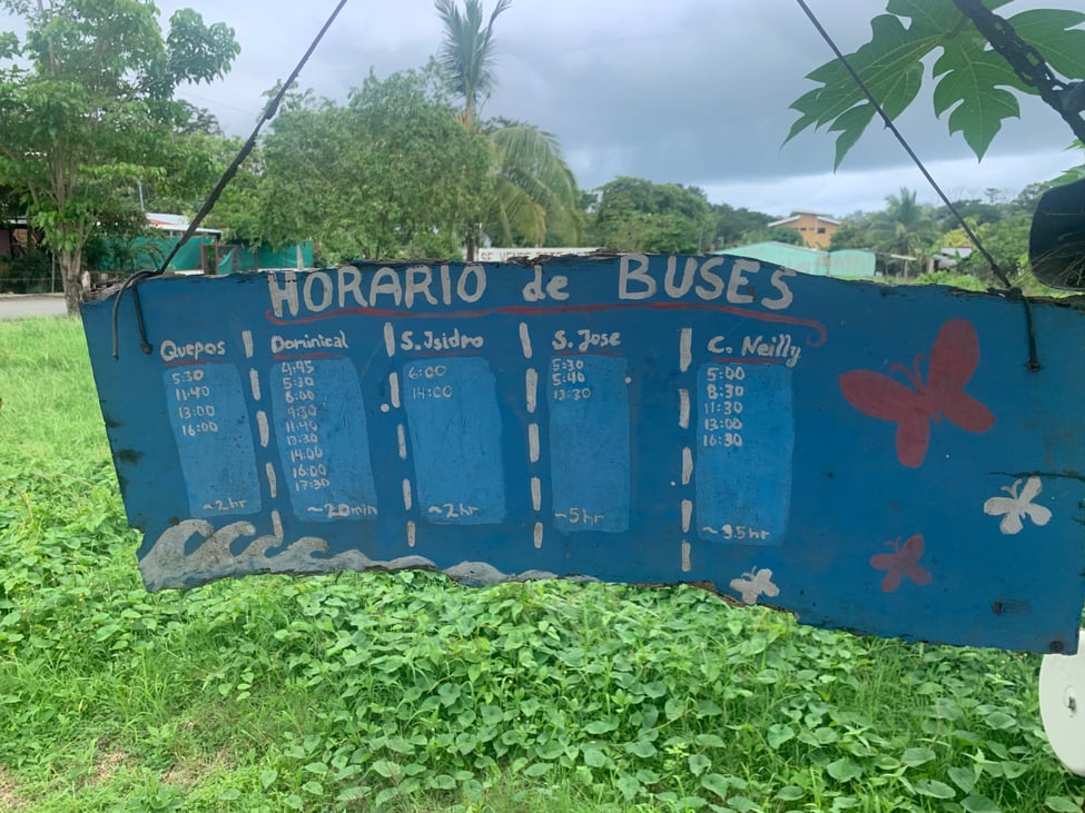 Traveling By Bus In Costa Rica